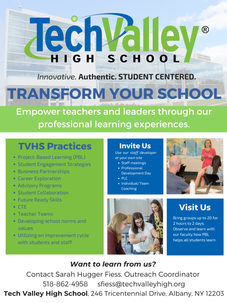 Professional Development - Tech Valley High School